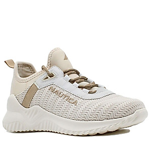 Nautica Women Fashion Slip-On Sneaker Jogger Comfort Running Shoes-Danville-Nude Size-9.5