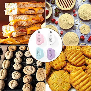 XANGNIER Bread Lame Dough Scoring Tool,4 Pack Sourdough Scoring Tools,Bread Dough Cutter Slashing Razor Tool,Scoring Patterns Booklet,Bread Baking & Making Tools Supplies Accessories