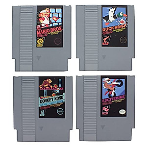 Paladone Nintendo NES Cartridge Retro Drink Coasters for Game Lovers - Super Mario Bros Accessories