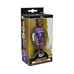Funko Pop! Gold NBA: Lakers - Lebron James (City) 5" with Chase (Styles May Vary)
