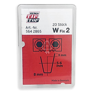 Rema Tip Top 20 W-2 Tire Regroover Angle Edge Blades, 5-6mm Wide, up to 8mm deep, W Fix 2