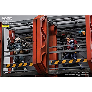 HiPlay JoyToy Science-Fiction Theme Scene Base for 1/18 Scale Action Figures- 1/18 Mecha Depot:Staging Area JT1118