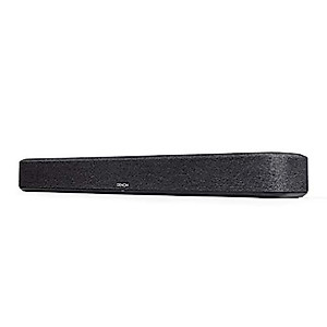 Denon Home Sound Bar 550 - Compact 3D Surround Sound, Dolby Atmos & DTS:X, Built-in HEOS, Amazon Alexa, Seamless Integration with Denon Home 150, 250, 350 Wireless Speakers for Multi-Room Audio, Black