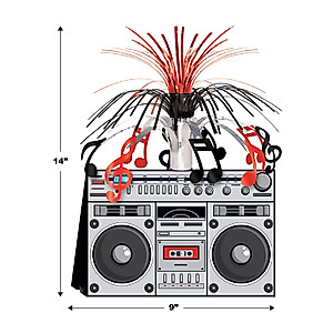 Beistle , 2 Piece Boom Box Centerpieces, 14''