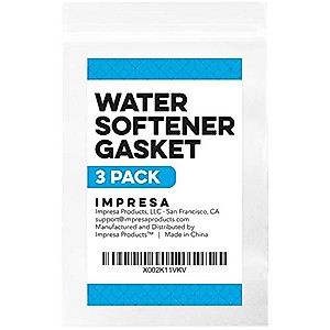 Impresa Water Softener Venturi Gasket Replacement Pack of 3, Kenmore Part Number 720436, Compatible with Whirlpool, Kenmore, Kenmore Elite & Ecodyne, Kenmore Water Softener Parts Replacement