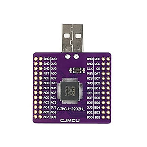 AOOOWER USB to FIFO/SPI/I2C/-JTAG/RS232 Converter UART Module FT2232HL Channel Module USB to UART Module USB to UART Module