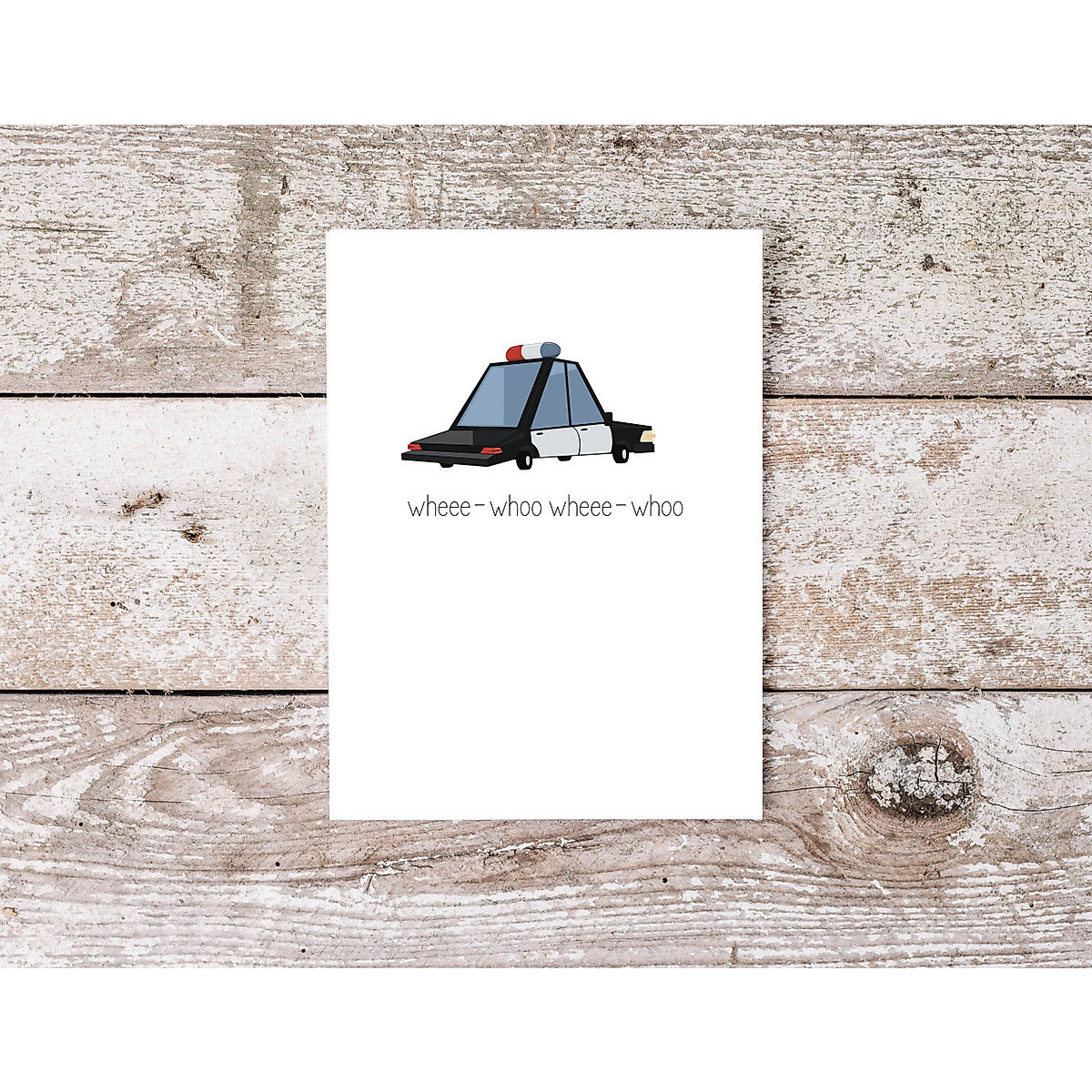 Red Door Inspirations Police Card for Police Academy Graduation, Police Appreciation, Police Retirement, or just to encourage a police officer. Single Card and Envelope. Made in the USA!