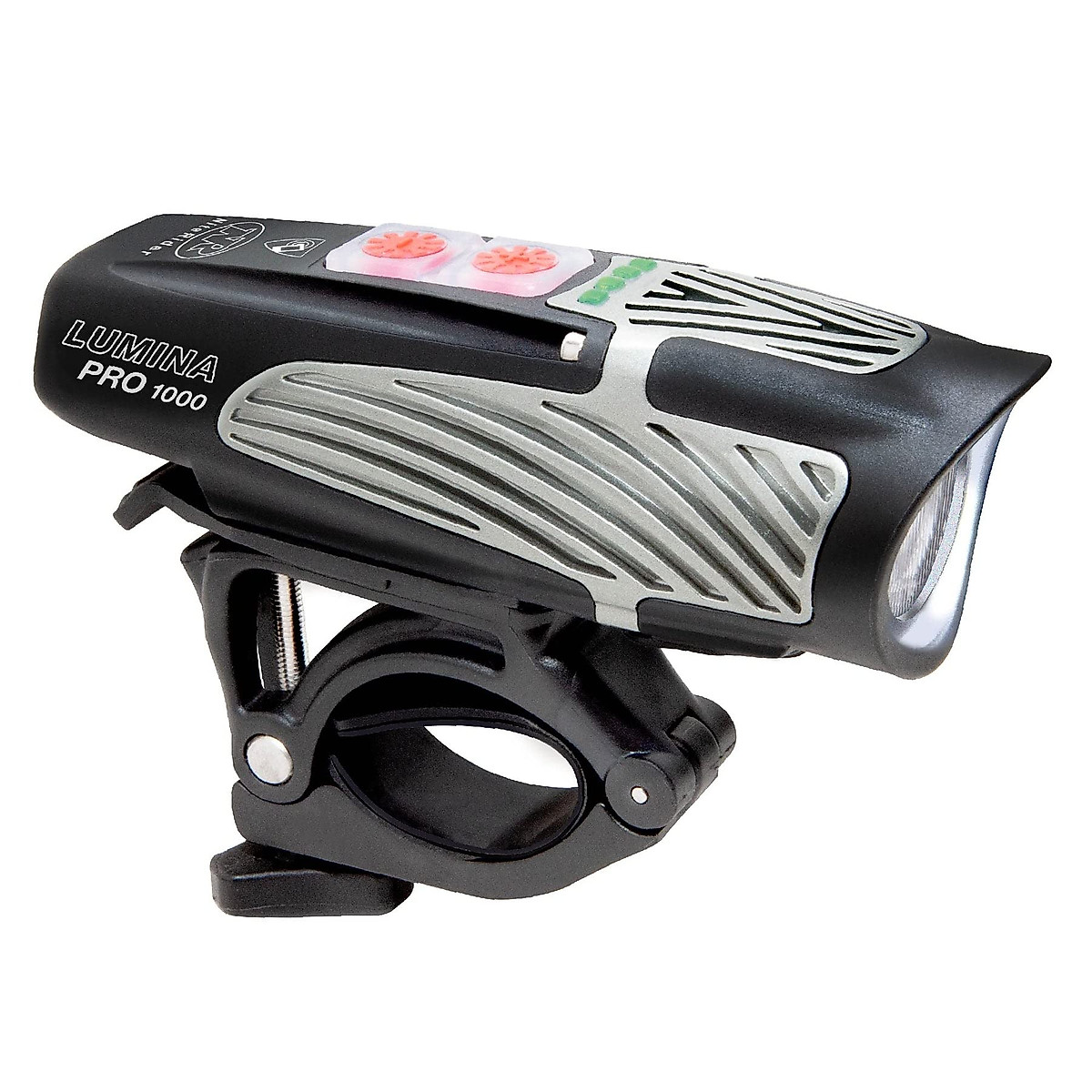 NiteRider Lumina Pro 1000 Front Bike Light Rechargeable MTB Road Commuter Bike Light Powerful Lumens Water Resistant Bicycle Headlight LED Front Light Easy to Install Cycling Safety