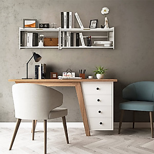 SweeTinytwo Wall Cabinet, Medicine Cabinet, Metal Cabinet with Large Capacity, Matches Variety of Decors (63 * 27 * 35cm,White)