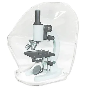 Microscope Dust Cover Fit Full Size Standard Microscopes, 20" L x 20" W - lensmeter Instruments Accessories, PVC, Waterproof, 1 Pcs