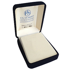 F A Dumont Sterling Silver St. Thomas Aquinas Pendant with 24" Stainless Steel Heavy Curb Chain. Patron Saint of Catholic Schools/Students