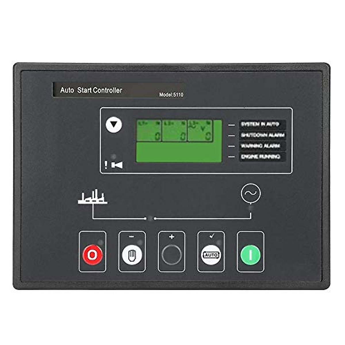 Generator Controller DSE5110 Generator Electronic Controller Module Control Panel LCD Display Manual Start & Stop Module