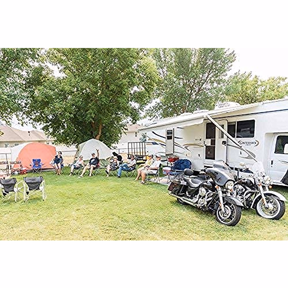 Amtrak Solar Powerful 50-Watt 12" Plastic Fan with 7" Metal Blade Solar Fan for travel and camping (Portable)