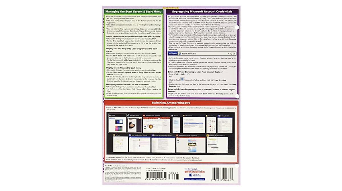 Microsoft Windows 10 Tips & Tricks (Quick Study Computer) — 🛍️ The ...