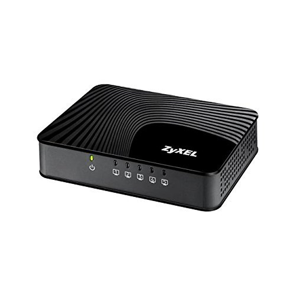 Zyxel 5-Port Gigabit Ethernet Unmanaged Switch | Plug & Play | Gaming and Media Optimized QoS Ports | Plastic Case | Desktop or Wall-Mount | Ethernet Splitter | Limited Lifetime Warranty | GS105Sv2