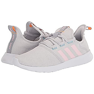 adidas Women's Casual Running Shoe, Dash Grey/Clear Pink/Flash Orange, 6.5