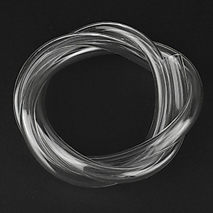 OD 13mm (1/2") x ID 10mm (2/5") Water Cooling Tube,Pipe,Transparent Water Cooling Soft PVC Tube Tubing Hose for PC Computer CPU Water Cooling System,1M,Clear