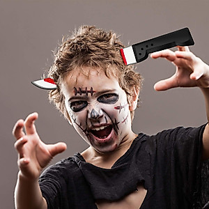 Gejoy 10 Pieces Halloween Horror Headband Zombie Headbands with Nail Through Finger Accessories Party Decorations Funny Props Multicoloured