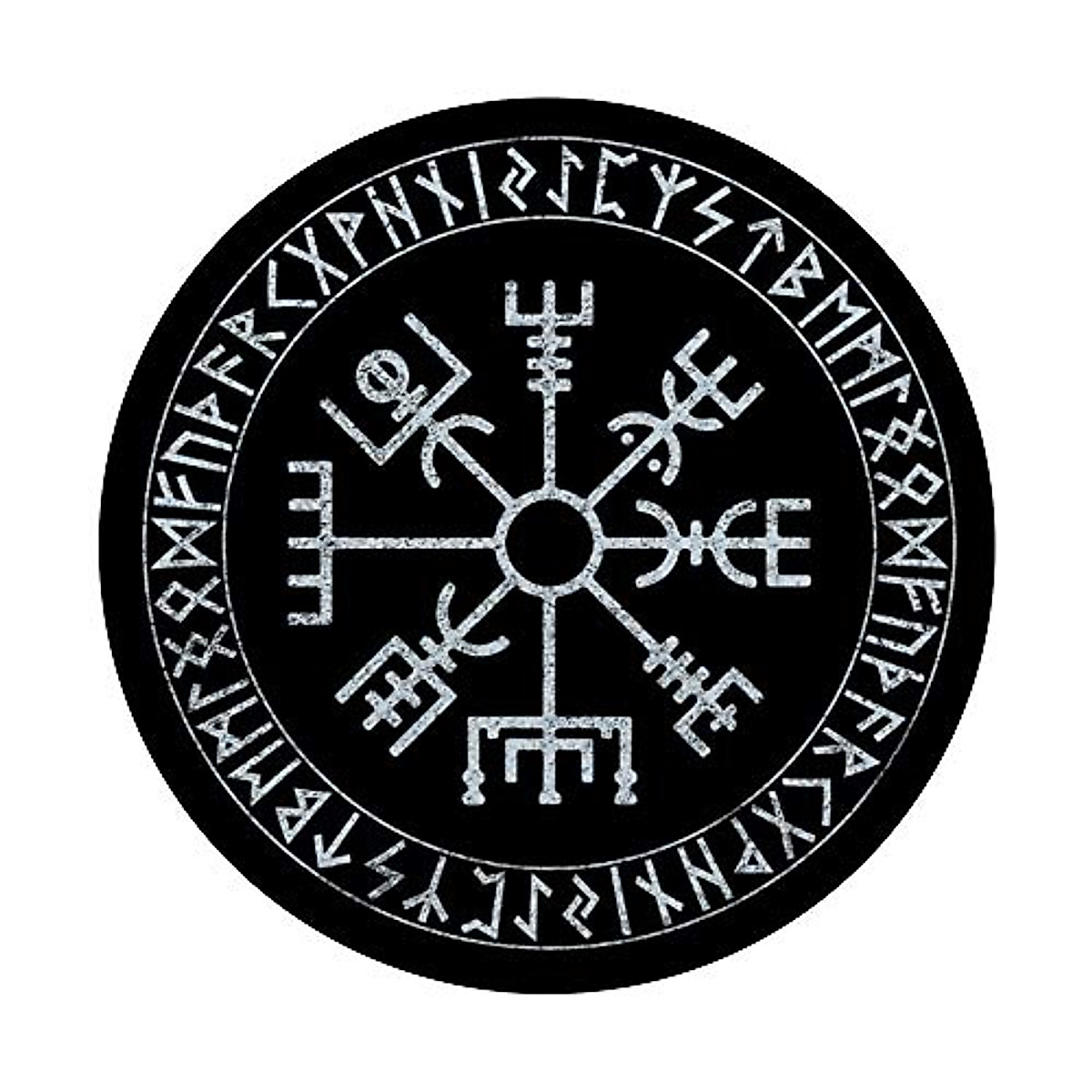 Vegvisir Viking Kompass Odin Wotan Norse Mythology Krieger PopSockets Grip and Stand for Phones and Tablets