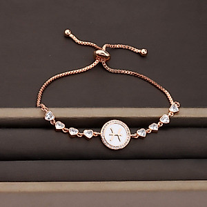 TGBJE Zodiac Constellation Bracelet Zodiac Sign Gift Horoscope Gift Birthday Gifts for Women (Pisces Bracelet)