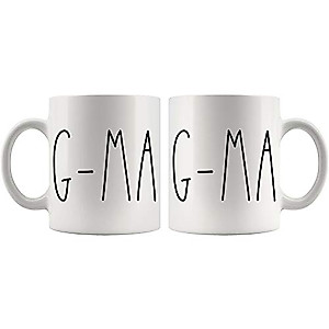 G-Ma Mug, G-Ma Mug Gifts for Christmas Coffee Cup, Birthday Gift, Mother's Day/Father's Day, Family Coffee Mug For Birthday Present For The Best G-Ma Ever Coffee Cup 11oz
