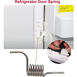 2 PCS MHY62044106 Refrigerator Door Spring Fits for LFX28968SB LFX28968ST LFX31945ST LMX31985ST LFX25978SB LFC25765ST LFX25978SB/00