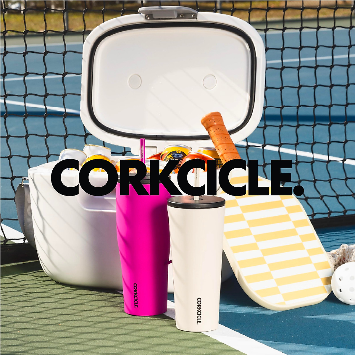 Corkcicle Cold Cup Insulated Tumbler with Lid and Straw, Matte Black, 24 oz – Reusable Water Bottle Keeps Beverages Cold for 12hrs, Hot 5hrs – Cupholder Friendly Tumbler, Lid for Flexible Sipping