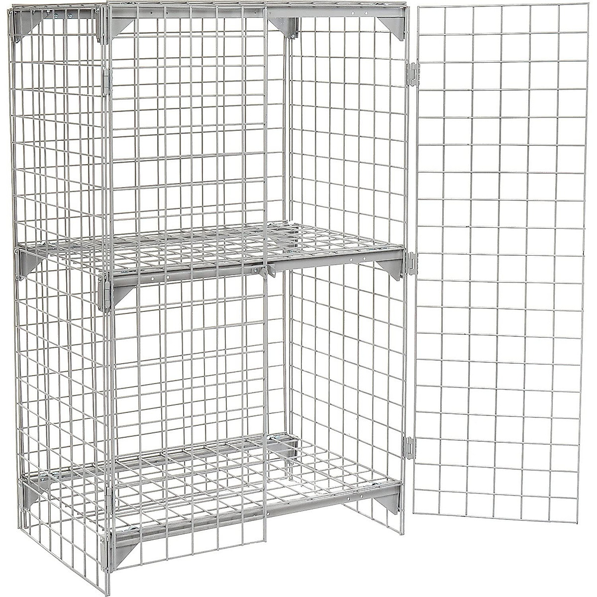 Global Industrial Wire Mesh Security Cage, 36 x 24 x 60