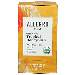 Allegro Tea, Organic Tropical Honeybush Tea Bags, 20 ct