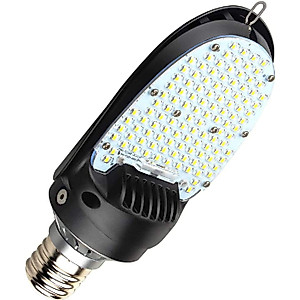 OSTEK 54W LED Shoebox Area Corn Light Bulb, LED Retrofit Kits 5000K E39 Rotatable Mogul 7560LM LED Commercial Lighting - Post Street Light Security Lights Parking LED Paddle Light, UL DLC