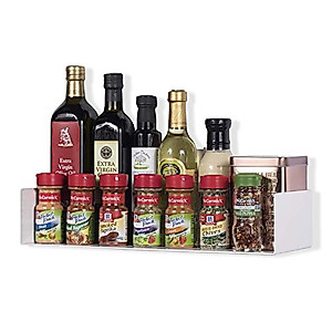 Wallniture Bali Sturdy Metal U Shape Bookshelf - Wall Mountable CD DVD Storage Multi-Purpose Display Rack in White