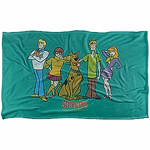Scooby Doo Scooby and Group Silky Touch Super Soft Throw Blanket 36" x 58",Scooby Gang