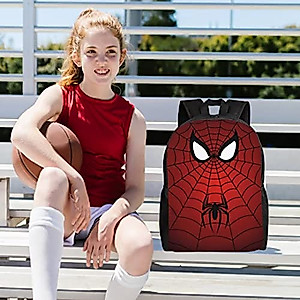 Kugahus Anime Backpack Set 3 piece - School Bag Daypack with Lunch Box And Pencil Case Set for Boys Girls - Travel Backpack For Men Women