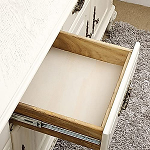 Hersvin Shelf Liners, 12in x 20ft Kitchen Drawer Mats, Non-Adhesive EVA Cupboard Protector, Cabinet Lining, Refrigerator Liner (Clear Dot)