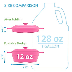 Bakerpan Silicone Microwave Egg Cooker, 4.75" x 1.75" Small Microwave Bowl with Lid, Mini Collapsible Silicone Egg Poacher, 1 1/2 Cup Capacity - Set of 4