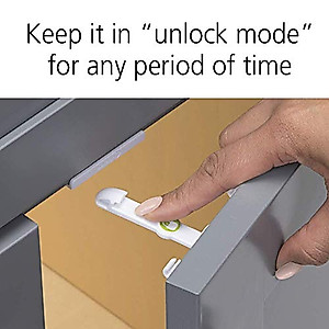 Safety 1st Adhesive Cabinet 8 Piece Latch, White