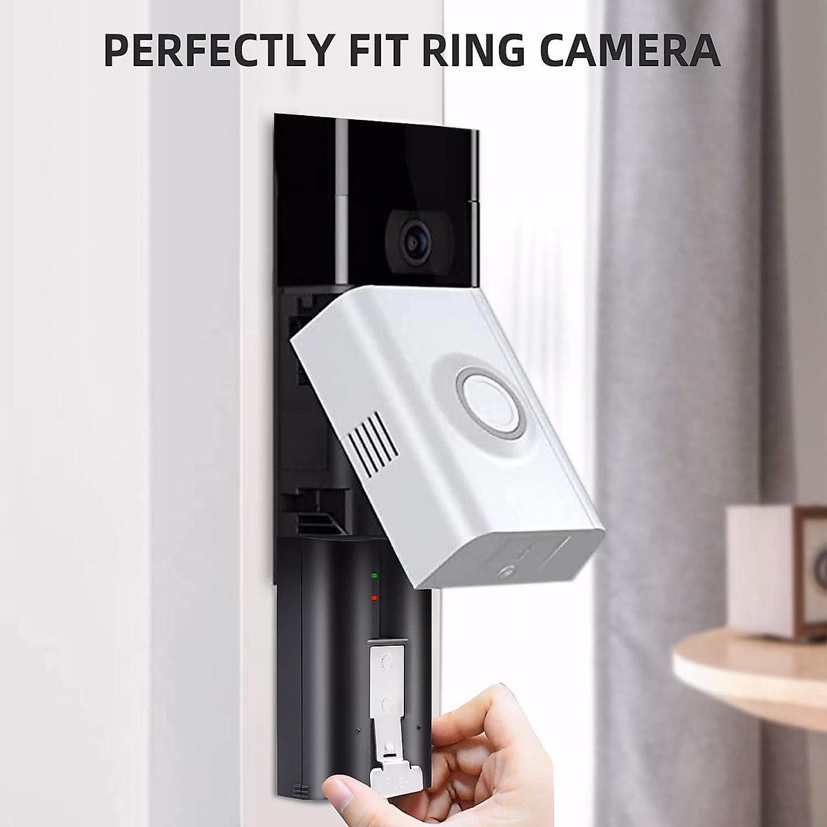 1 Pack for Ring Rechargeable Lithium-Ion V4 Batteries Replacement for Ring-Doorbell-Camera 1/2/3/4, Also for Stick-Up Cam (2nd & 3rd Gen), Peephole and Spotlight Cam, 3.65V 6040mAh 22.046Wh