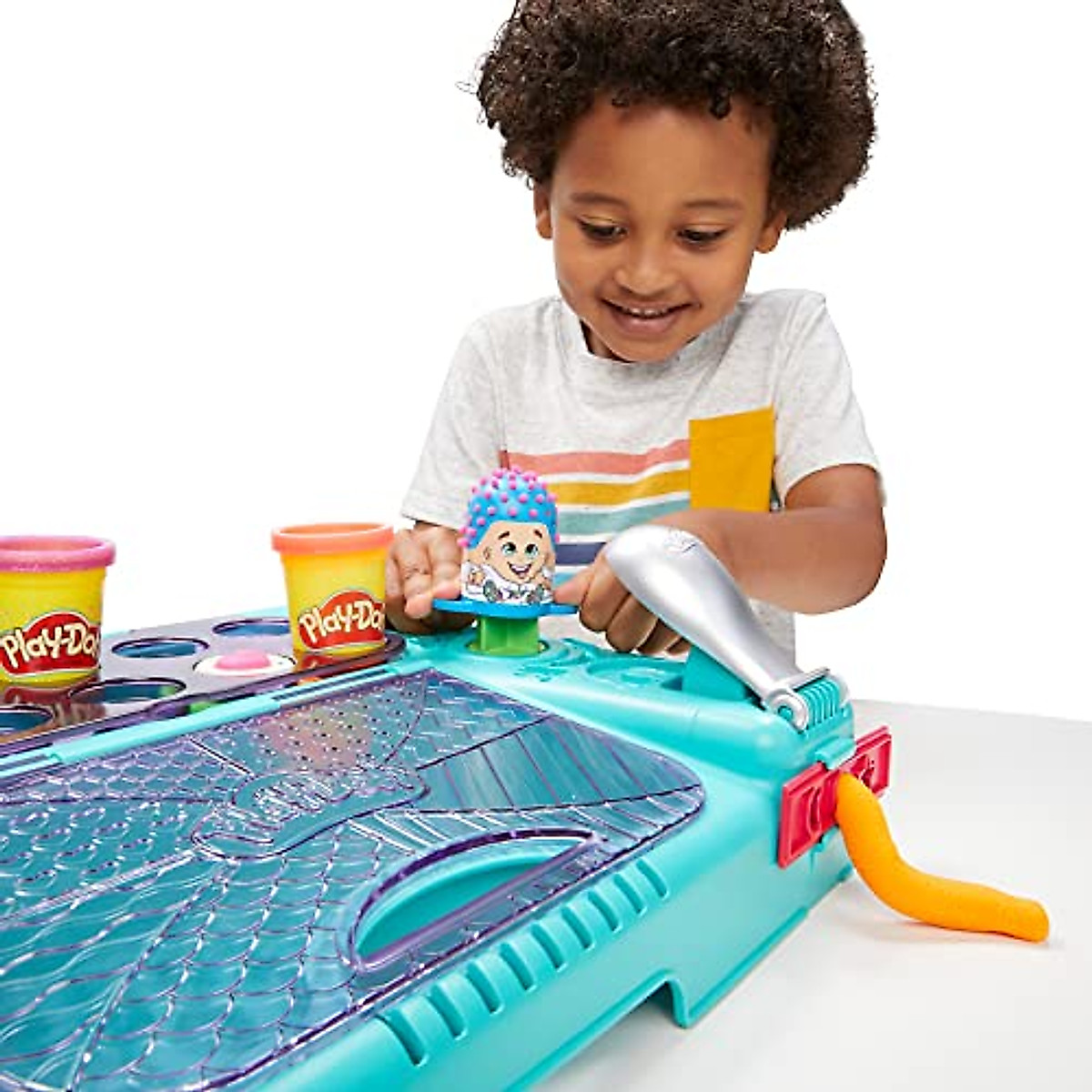 Play-Doh Set On The Go Imagine and Store Studio, with 30 Tools and 10 Cans of Modeling Compound, Travel Toys for 3 Year Old Girls and Boys and Up, Non-Toxic
