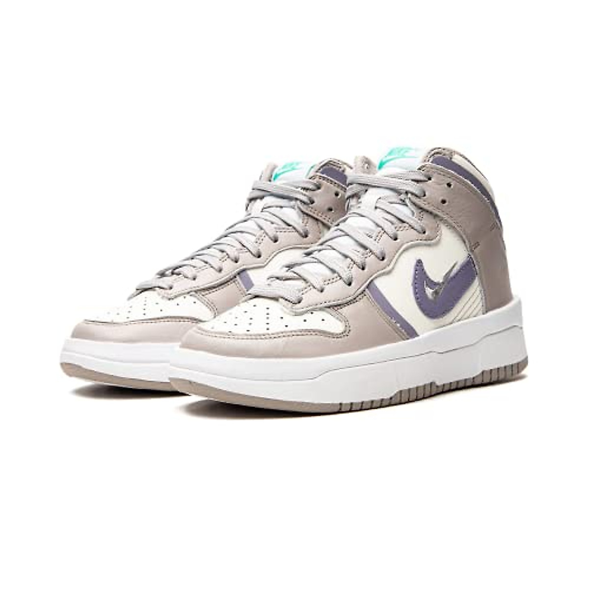 Nike Women's Dunk High Rebel Sneaker, Sail/Iron Purple-college Grey, 9