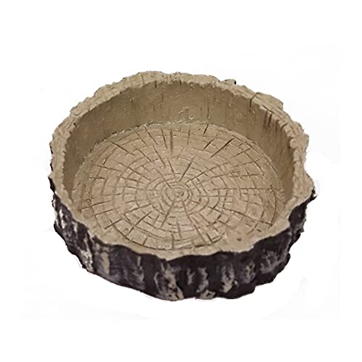 Reptile Water Dish Feeder Bowl Pet Feeding Tray Environmentally Friendly Resin for Tortoise, Gecko, Turtle, Snake, Lizard, Spider, Chameleon