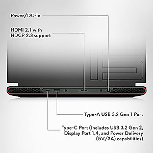 Alienware m15 R7 15.6" Gaming Laptop - QHD (2560x1440) 240Hz, AMD Ryzen 9 6900HX, 32GB DDR5, 1TB SSD, RTX 3070Ti, HDMI, Wifi, Webcam, Windows 11, 1-Year Premium + 6-Months Migrate Services - Black