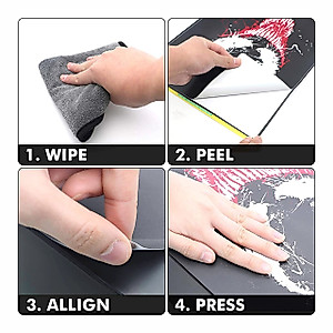 HK Studio Laptop Skin Decal Specific Fit for HP 15.6" with No Cutting Required, No Bubble, Waterproof, Scratch Resistant, Spider Design - Including Wide Screen and Full Wrist Pad Skin