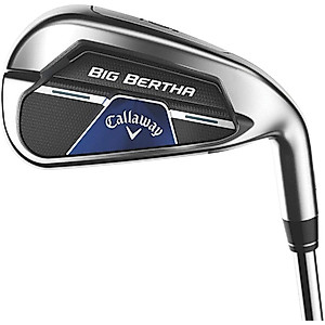 Callaway Big Bertha B21 Iron Set (Set of 8 Clubs: 4IR - PW, AW, Right, Graphite, Regular), Silver
