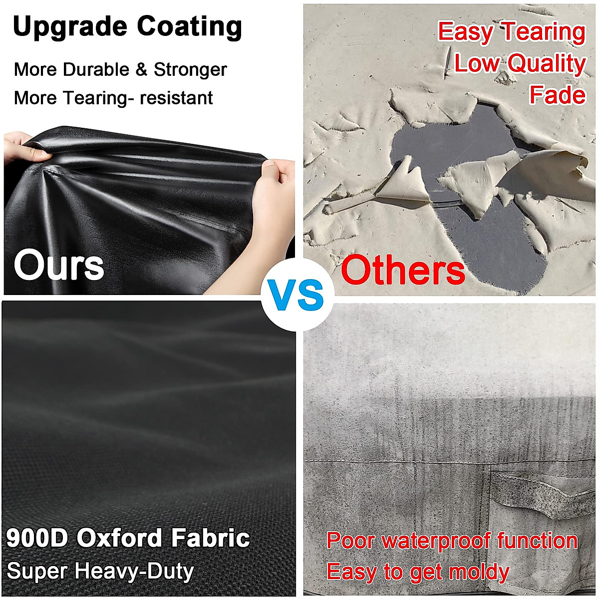 WOMACO Griddle Cover for Blackstone 17 & 22 inch Griddle with Hood Lid and Stand, Outdoor Waterproof 17 22 Grill Cover (Griddle Cover (with Hood & Stand))