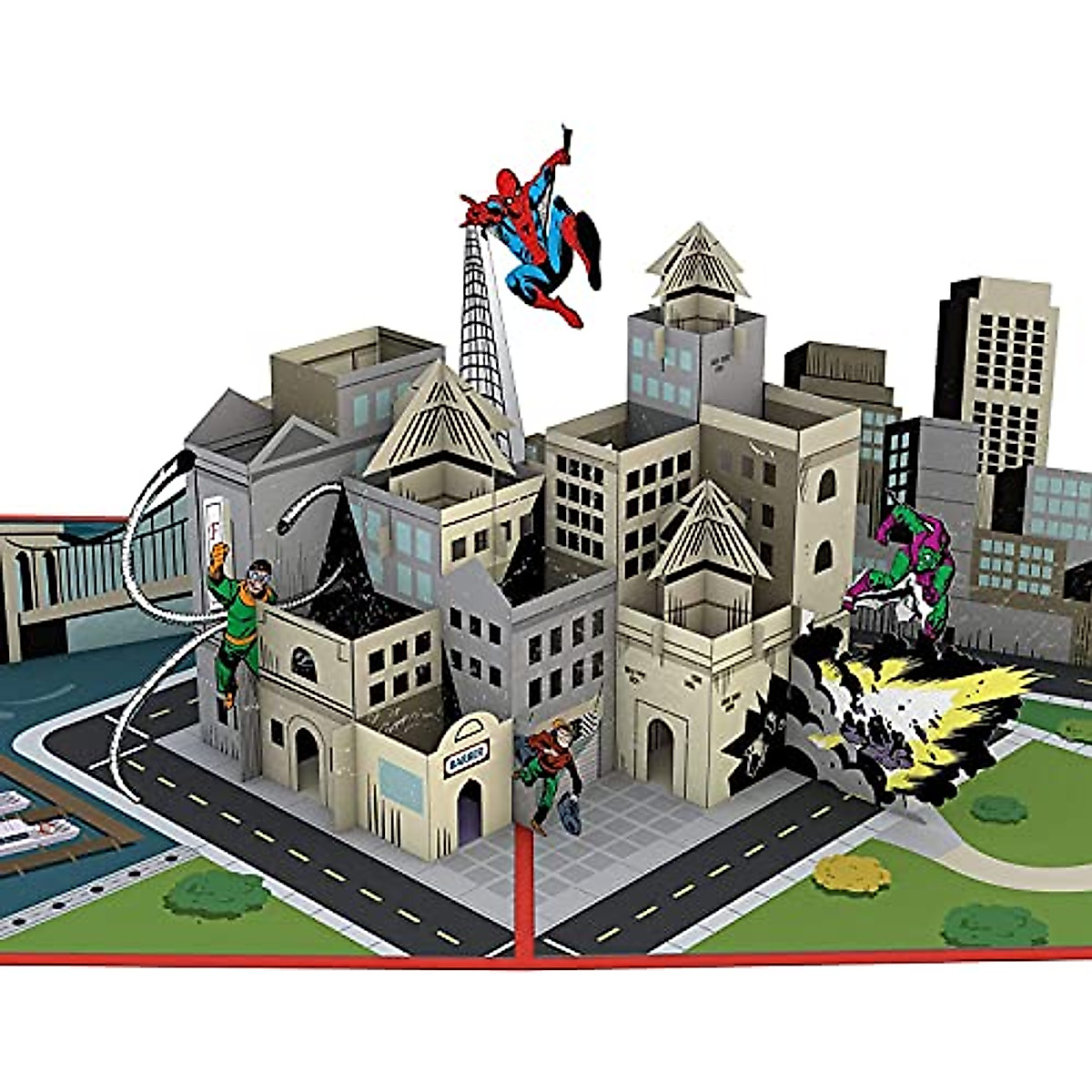 Lovepop Marvel Spiderman You're Amazing! Pop Up Card, 5x7-3D Greeting Card, Pop Up Birthday Card, Spiderman Birthday Card, Superhero Card, Spiderman