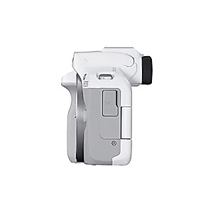 Canon EOS R50 Mirrorless Vlogging Camera (Body Only/White), RF Mount, 24.2 MP, 4K Video, DIGIC X Image Processor, Subject Detection & Tracking, Compact, Smartphone Connection, Content Creator