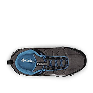 Columbia Childrens Firecamp SLEDDER 3 Waterproof Hiking Shoe, Dark Grey/Royal, 10 US Unisex Little Kid