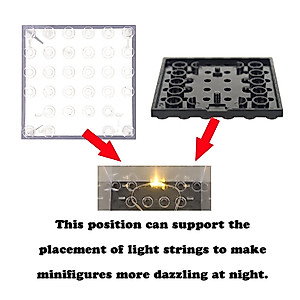 Minifigures Display Case, Acrylic Building Block Display Box, Action Figure Toys Storage for Lego Minifigure, Fit for Lego Lovers(12PCS)