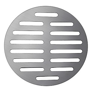 Vonty Stainless Steel Round Floor Drain Cover 6 Inch 14 Holes Silver Tone