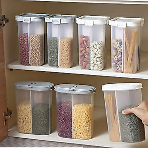 Airtight Food Storage Container, Cereal Storage Containers, Durable Plastic - BPA Free,C